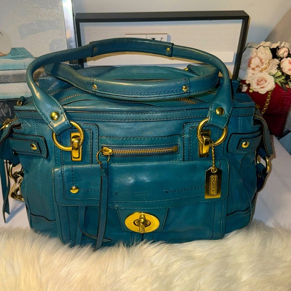 Coach | Bags | Coach Satchel Bag Hampton Lindsey Satchel Bag Guc | Poshmark